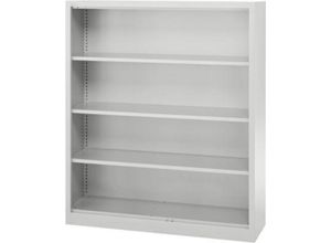 4051273789907 - Select Regalschrank MS 4 OH B 1200 x T 400 x H 1584 mm Stahlblech weißaluminium