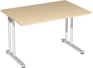 4038933430386 - Schreibtisch PALENQUE C-Fuß Rechteck B 1200 x T 800 x H 720 mm Ahorn