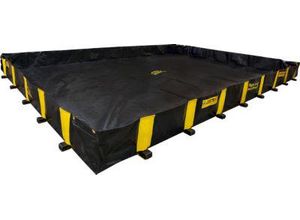 0697841156500 - Leckage Faltwanne befahrbar L 6100 x B 4900 x H 305 mm bis 9047 L schwarz
