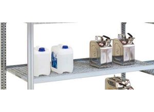 4052886118771 - Gitterrostebene für Kleingebinde für Fassregal Typ 400 Stahl verzinkt B 990 x T 1250 x H 840 mm