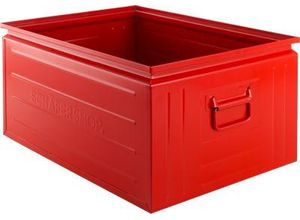 8697837515955 - Select Stapelbox 83 l 250 kg L 668 x B 459 x H 300 mm Stahl RAL 3000 (feuerrot)