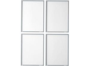 4251898826272 - Select Magnetrahmen Recycling für A4-Dokumente UV-beständige aus bis zu 85% recycelter PET-Folie grau 4 Stück