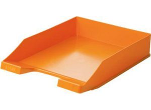4012473112872 - Ablagekorb Klassik für Format A4 C4 mit Beschriftungsfeld stapelbar B 255 x T 348 x H 65 mm Kunststoff orange 10 Stück
