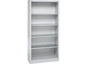 4051273638304 - Select Regalschrank MS 5 OH B 950 x T 500 x H 1935 mm Stahlblech Weißaluminium
