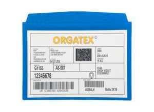 4050827013444 - Orgatex-Magnettaschen A6 quer blau 10 St