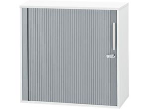 4250510813126 - Select Querrollladenschrank SET UP abschließbar 2 Ordnerhöhen B 800 x T 420 x H 788 mm weiß