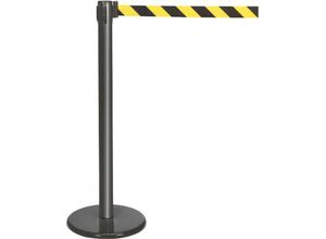 4251021106257 - Gurtpfosten anthrazit Gurt schwarz gelb
