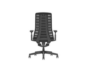 4016849749037 - Bürostuhl PUREis3 verstellbare Armlehnen 3D-Auto-Synchronmechanik Muldensitz Netzrücken schwarz schwarz
