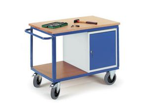 4250448501867 - Rollcart Werkstattwagen mit Stahlschrank 600kg Tragkraft