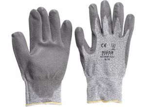 4029201126704 - DYNEEMA® Schutzhandschuhe EN 388 Kategorie II Schnittschutzklasse 3 HDPE-Fase & PU-Beschichtung grau 1 Paar Größe 9
