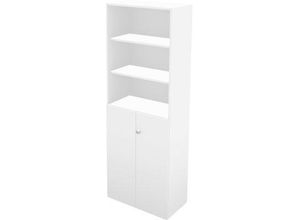 4251898807042 - Genius Regal-Schrank-Kombination TETRIS WALL 6 Ordnerhöhen B 800 x T 440 x H 2250 mm weiß