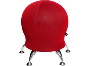 4014296704685 - Hocker Sitness 5 mit integriertem Gymnastikball belastbar bis 110 kg rot