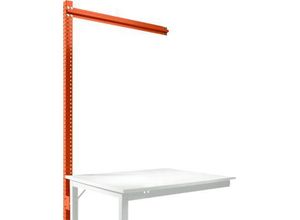 4045916129564 - ZB38022001 Aufbauportal UNIVERSAL-STANDARD 2100mm(Nutzh1500mm)Anbaueinheit mit Stabilisierungs-Strebe 1246mm für Tischbreite 1250mm RAL2001 rotorange