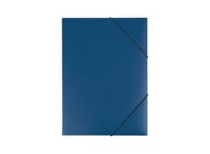 4052301010888 - Eckspannmappe DIN A4 3 Flügelklappen 10 Stück blau