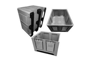4260582170508 - Palettenbehälter Big Box FP-FBO1210K 680 l B 1200 x T 1000 x H 790 mm perforiert silbergrau 3 Kufen bis 450 kg