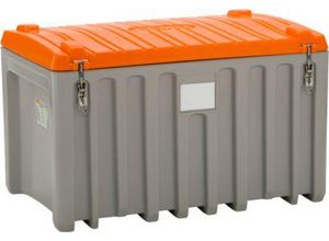 4052886328408 - Transport- und Pritschenbox CEMbox 400 Polyethylen 400 l L 1200 x B 790 x H 750 mm stapelbar grau orange