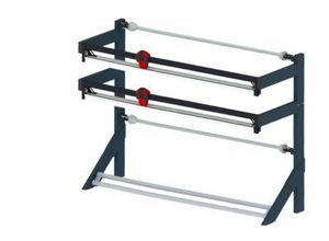 4030177007492 - Doppel-Schneidständer waagerecht max Rollendurchm 750 mm Schnittbreite 1600 mm BxTxH 1940x670x1740 mm