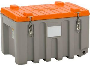 4052886328361 - Transport- und Pritschenbox CEMbox 150 Polyethylen 150 l L 800 x B 600 x H 530 mm stapelbar grau orange