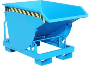 4052462019058 - eurokraft pro Kippbehälter schmale Ausführung Volumen 03 m³ Traglast 1500 kg blau RAL 5012