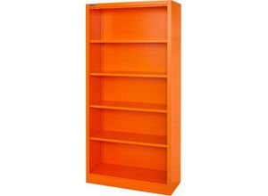 4051273517470 - Select Stahlregal MS iCOLOUR 5 Ordnerhöhen B 950 x T 400 x H 1935 mm orange RAL 2004