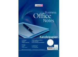 4006144610088 - Kanzleipapier Office 100050622 A3 auf A4 gefalzt liniert mit Rand weiß 4006144610088 250 Stück