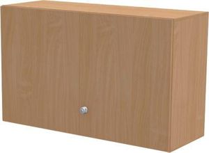 4251898807912 - Genius Aufsatzschrank TETRIS WALL 2 Ordnerhöhen Türanschlag rechts B 1200 x T 440 x H 740 mm Buche-Dekor