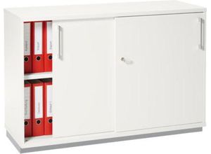 4250510806852 - Genius Schiebetürenschrank TETRIS WOOD 2 OH inkl Stahlsockel B 1200 x T 421 x H 800 mm weiß