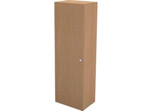 4251898806670 - Genius Garderobenschrank TETRIS WALL 1 Fachboden Türanschlag links B 600 x T 440 x H 1880 mm Buche-Dekor