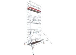4009199774040 - Alu-Fahrgerüst Stabilo Serie 100 200 kg m² TÜV-geprüft gebremste Rollen B 750 x T 2500 x H 7500 mm