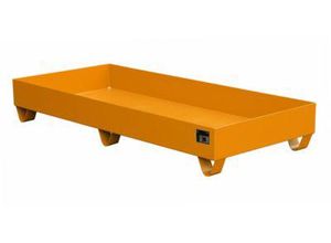 4052462041165 - Stahl-Auffangwanne ohne Gitterrost 1800 x 800 mm orange RAL 2000