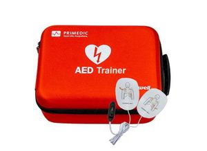 4260301057233 - Trainings-Defibrillator MedX5 HeartSave Y YA Sprachausgabe DE EN FR IT wiederaufladbar mit Fernbedienung und Tragetasche rot-schwarz