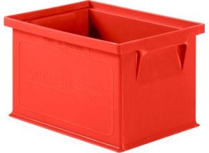 4052939495835 - Stapelkasten Serie 14 6-4 aus Polypropylen mit Griffmulde Inhalt 25 L rot