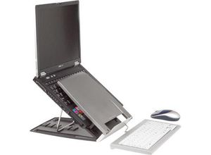 8717399990707 - Laptopständer Ergo-Q 330 schwarz silber 228x310x193 485g 8717399990707 Bakker und Elkhuizen