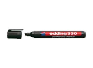 4004764390793 - edding 330 Permanentmarker Breit Keilspitze 1-5 mm Schwarz Nachfüllbar Wasserbeständig