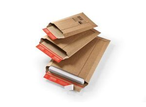 4055453005641 - Versandtaschen mit Selbstklebeverschluss Wellpappe DIN B4 290 x 400 mm braun 100 Stück