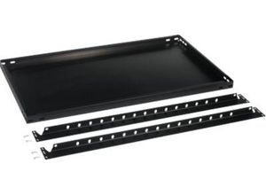 4255821500642 - Fachboden für Grundregal Anbauregal ORDO Business höhenverstellbar Stärke 40 mm Tragkraft bis 140 kg B 750 x T 400 x H 40 mm Stahl schwarz