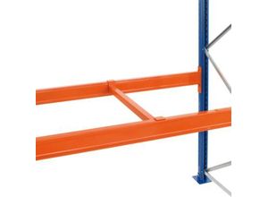 4004514244062 - Schulte Lagertechnik Versenkte Tiefenauflage für Spanplatten 38 mm Holmtiefe 50 mm Rahmentiefe 800 mm orange 1 Stück