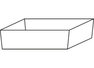4250101186752 - Bodenauffangwanne Stawa-R für asecos Sicherheitsschränke der Q30 Q90 S90 und K90 Serie Stahlblech lichtgrau B 442 x T 507 x H 73 mm 11 l