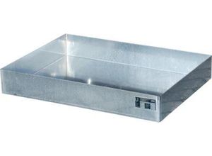 4052462051294 - Kleingebindewanne KGW-P 1 Volumen 20 l bis 50 kg ohne Lochblechrost B 600 x T 400 x H 120 mm Stahl verzinkt