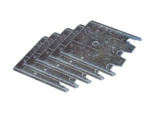 4058255068975 - Schulte Lagertechnik Fußplatten-Unterlegblech für Ständerrahmen S610-M18-U und S625-A18 Stärke 1 mm verzinkt 5 Stück