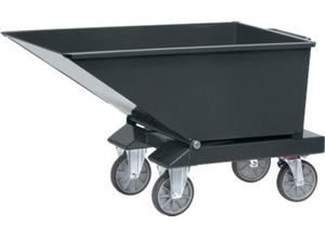 4017976247038 - Fetra Muldenkipper 600l Volumen 750 kg Tragkraft Grey Edition mit Ablasshahn