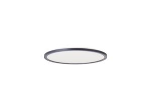 4004353405624 - Brennan LED-Deckenaufbau-Paneel 30cm 3-Stufen-Dimmer mit Memory-Funktion IP44 Spritzwasserschutz Neutralweißes Licht 4000K 2000 Lumen 175 W Schwarz Weiß