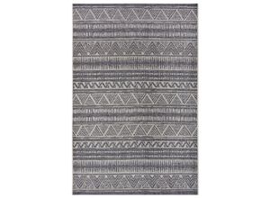 4255636648621 - NYVI Teppich Clyde - Wetterfest UV-beständig für Innen und Außen Größe76x150 cm FarbeGrau Beige Loto
