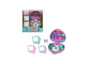 0194735217663 - HWP20 - Polly Pocket - 35 Jahre Jubiläum – Partytime Stamper Compact Remake (1992) – Sammleredition mit Spielset 2 Figuren uvm