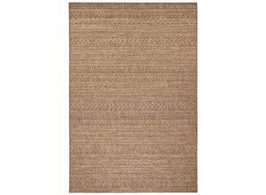 4255636651874 - NYVI Teppich Forest - Wetterfest Pflegeleicht für Innen und Außen Größe120x170 cm FarbeBeige Braun Granado