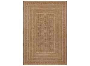 4255636651928 - NYVI Teppich Forest - Wetterfest Pflegeleicht für Innen und Außen Größe160x230 cm FarbeBeige Braun Limonero