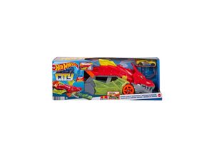 0887961916386 - GTK42 - Hot Wheels - City - Drachen-Starter-Transporter mit einen Fahrzeug 164