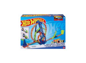 0194735134588 - HMX38 - Hot Wheels - Tripple Looping-Set inkl 1 Fahrzeug