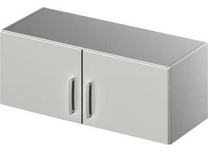 4051273739520 - Genius Aufsatzschrank TETRIS SOLID Stahlkorpus 1 OH B 1000 mm lichtgrau weißalu
