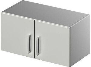4051273739513 - Genius Aufsatzschrank TETRIS SOLID Stahlkorpus 1 OH B 800 mm lichtgrau weißalu